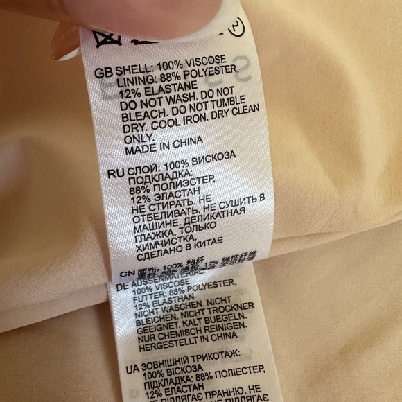 Reiss | Dresses | Reiss Loreta Blush Ivory Off The Shoulder Gown Final ...